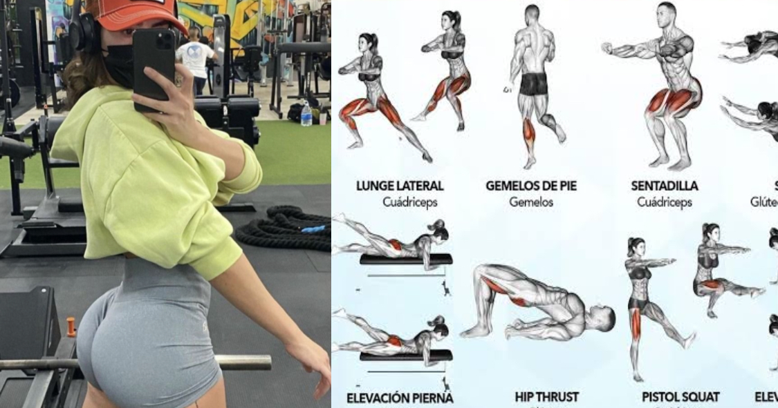 Rutina Fortalece Tus Piernas Y Glúteos De Manera Efectiva Para Mujer